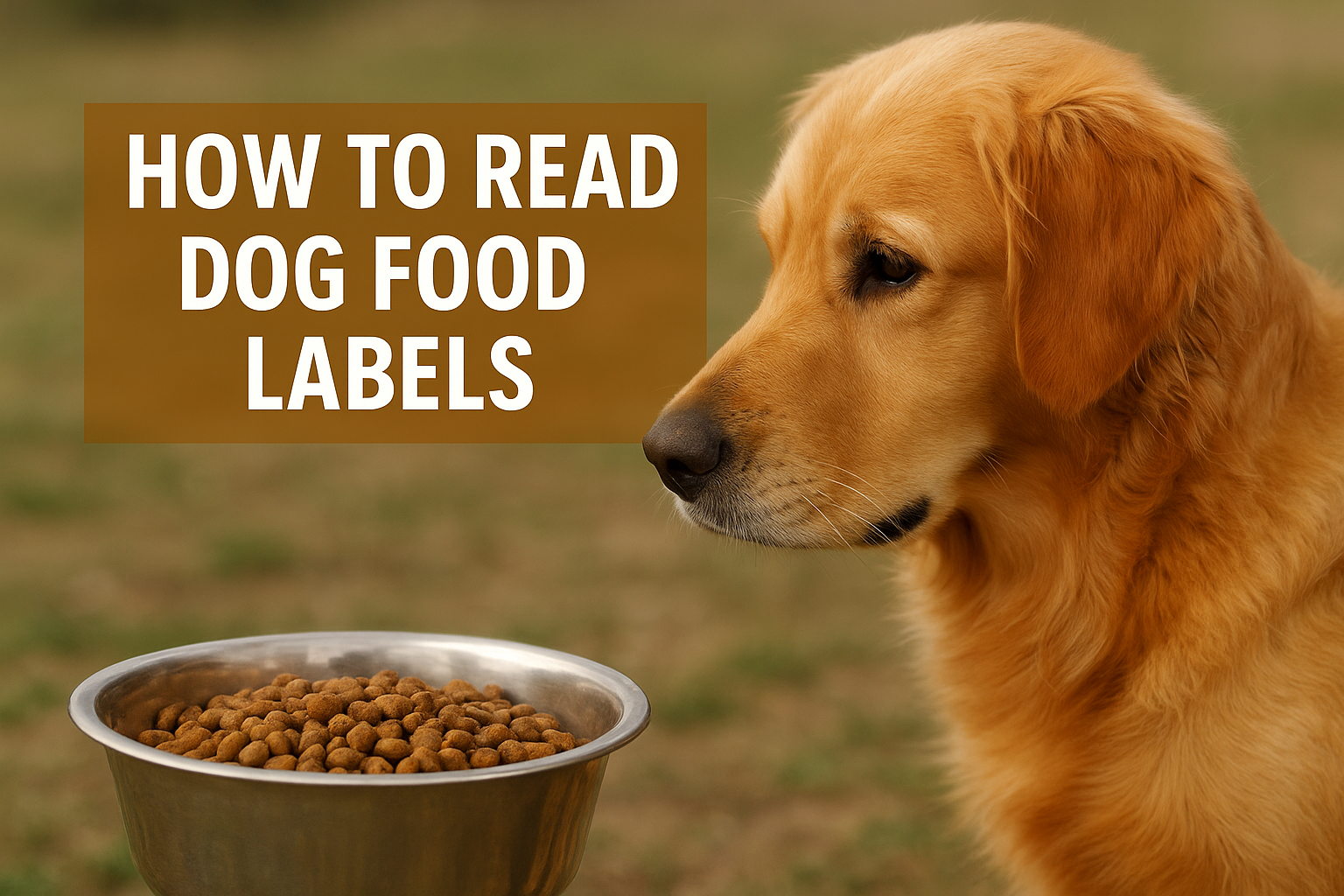 How to Read Dog Food Labels: A Simple Step-by-Step Guide - Happy Mutt